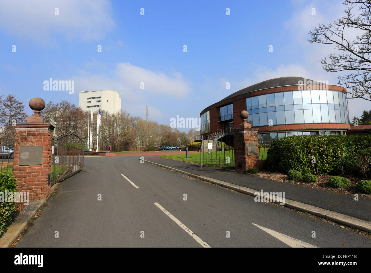 Innovia Films Headquarters building, Wigton town, Cumbria county ...