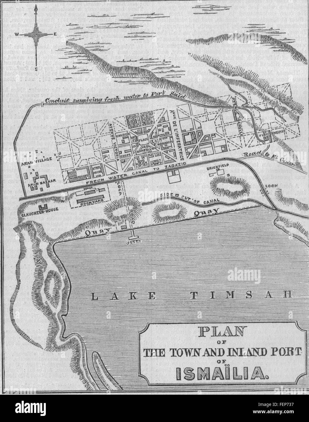 Political Simple Map Of As Ismailiyah Ismailia