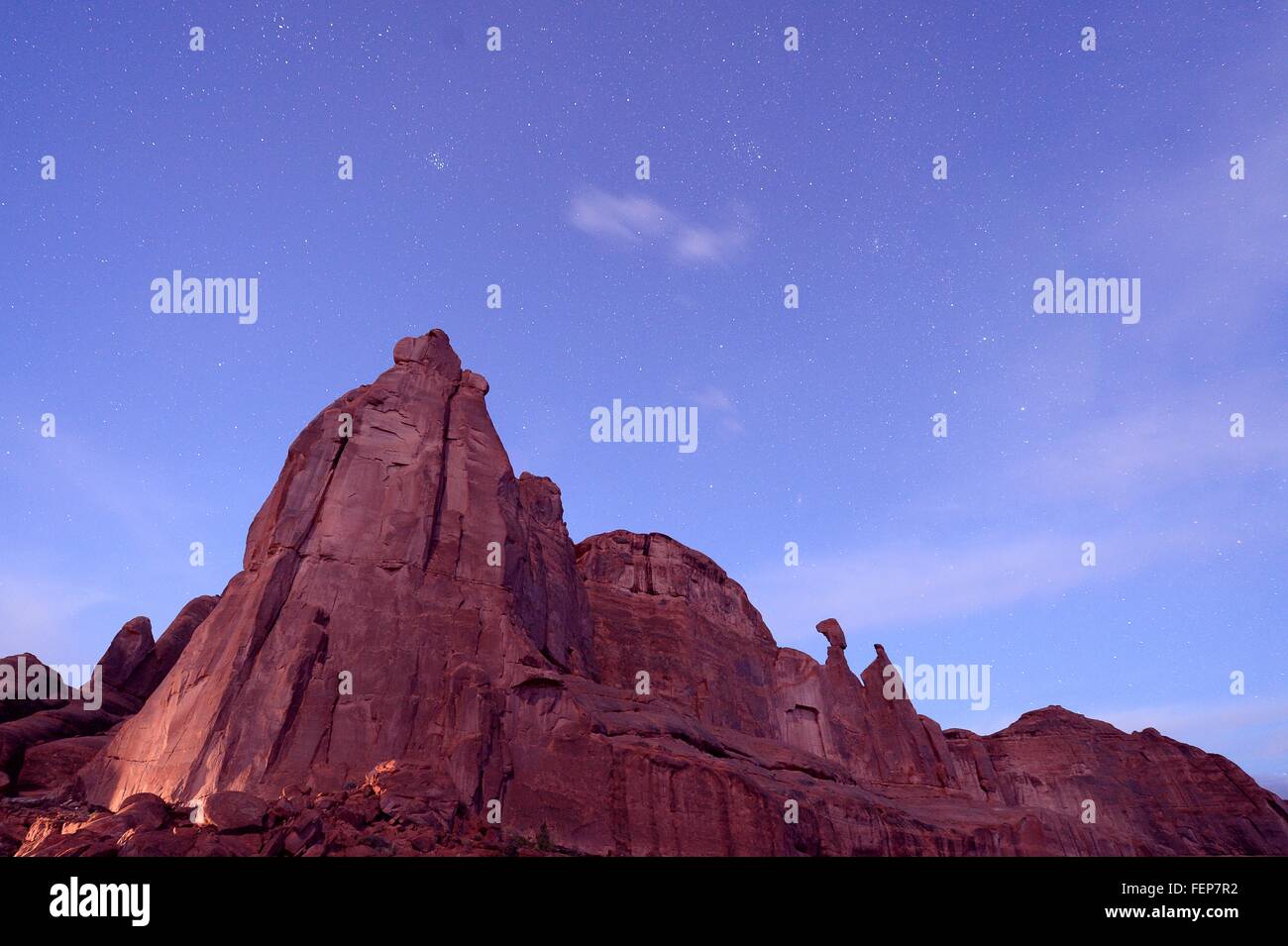Utah night sky rock hi-res stock photography and images - Alamy