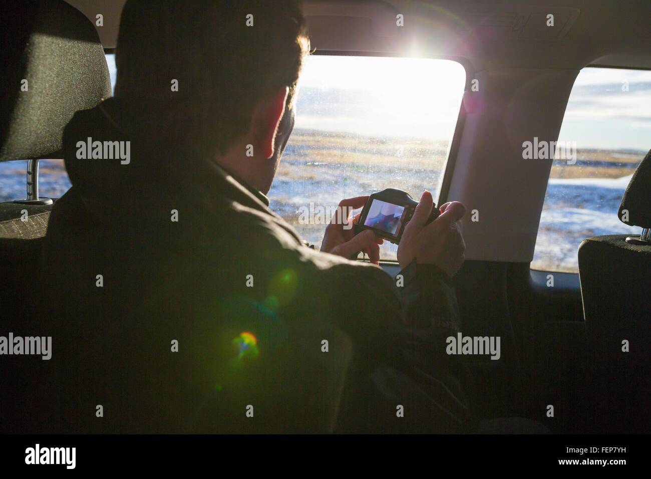 Male tourist wearing camera hi-res stock photography and images - Alamy