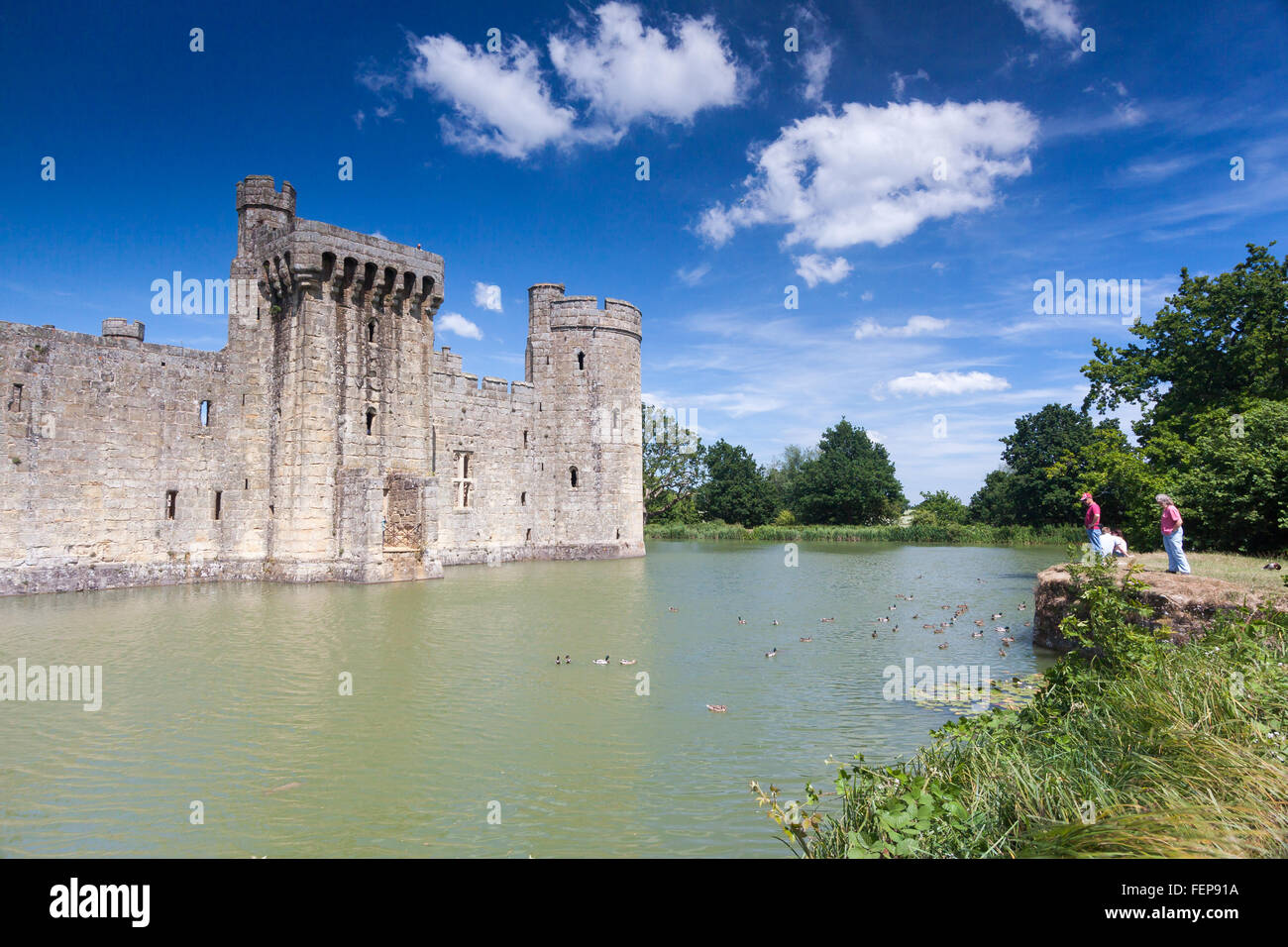 Bodiam Castle Stock Photo - Alamy