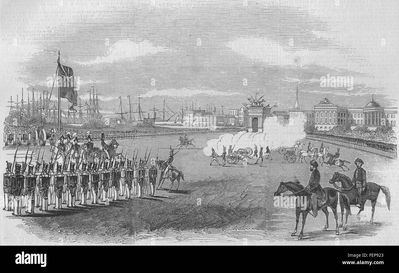CALCUTTA (KOLKATA) First Sikh War Arrival of the captured Sikh guns ...