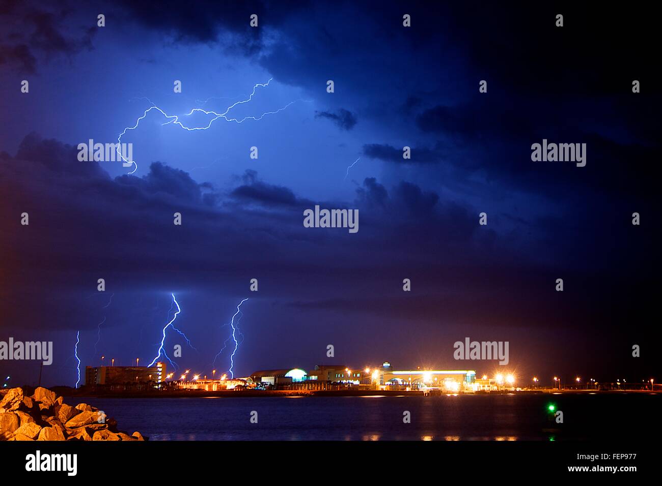 Thunderstorm Lightning Florida High Resolution Stock Photography and ...