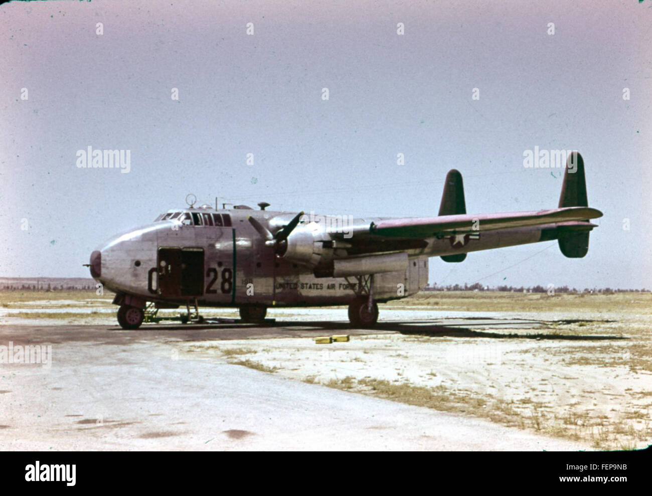 The Fairchild C-82A Packet, a military transport aircraft, was ...