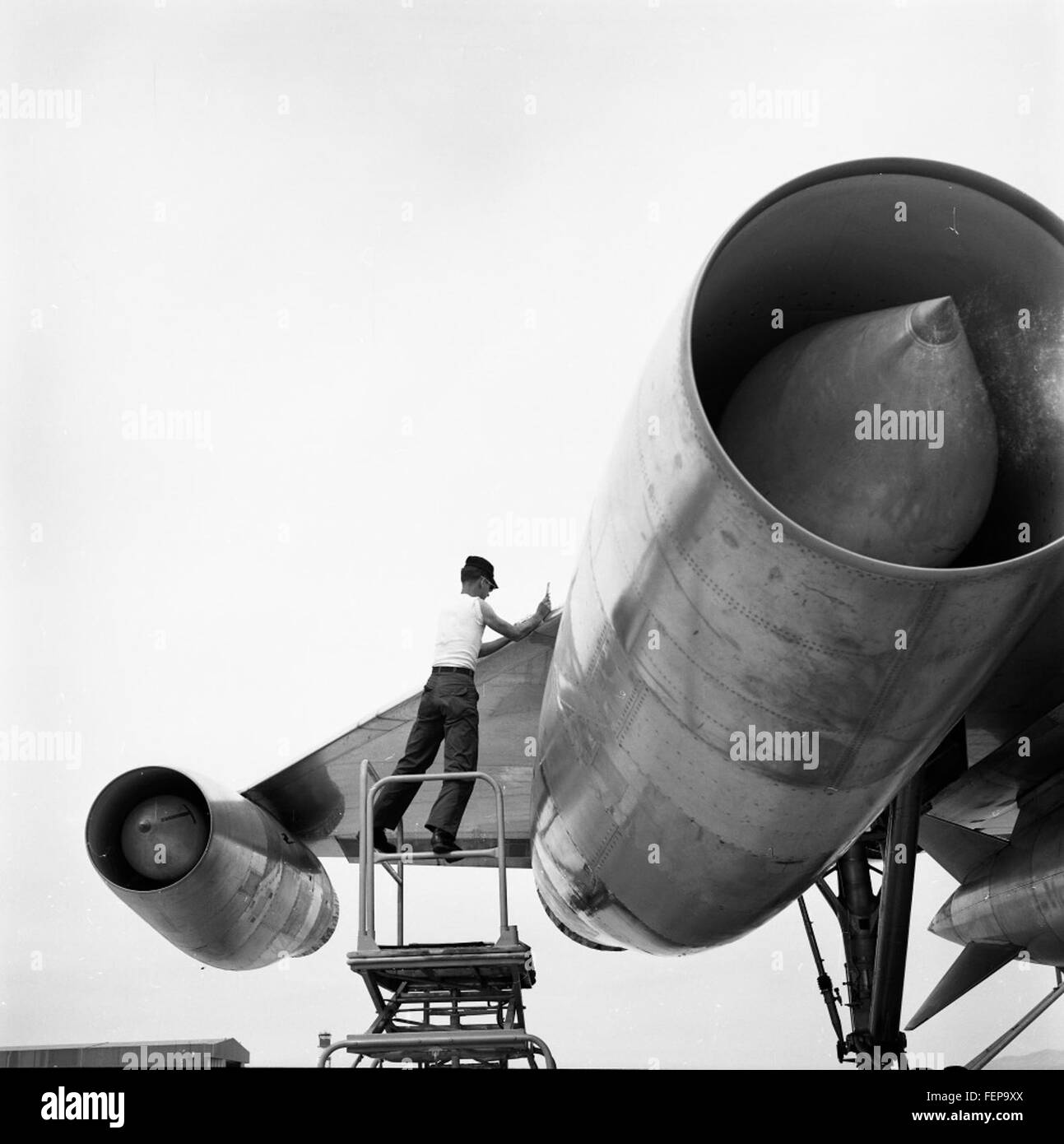 The Convair B-58 Hustler (Serial 59-2451) set a speed record in May ...