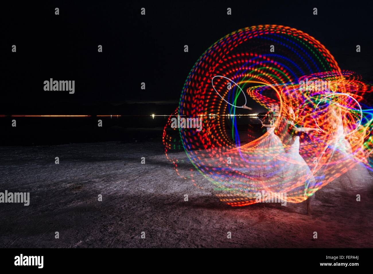 Woman dancing with long dress hi-res stock photography and images - Alamy