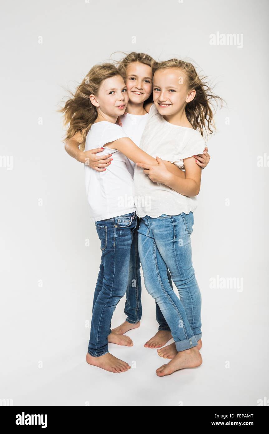 Three Girls Group Hug