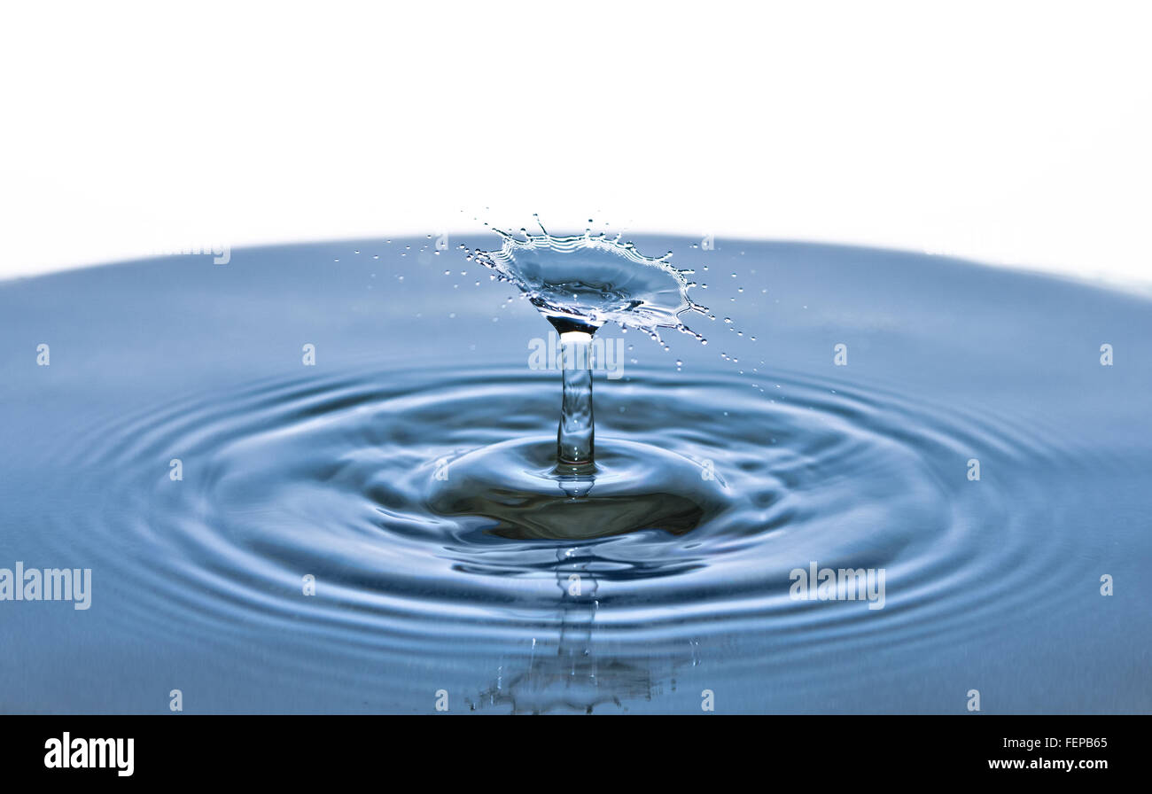 Splash of Water Drop Stock Photo - Alamy