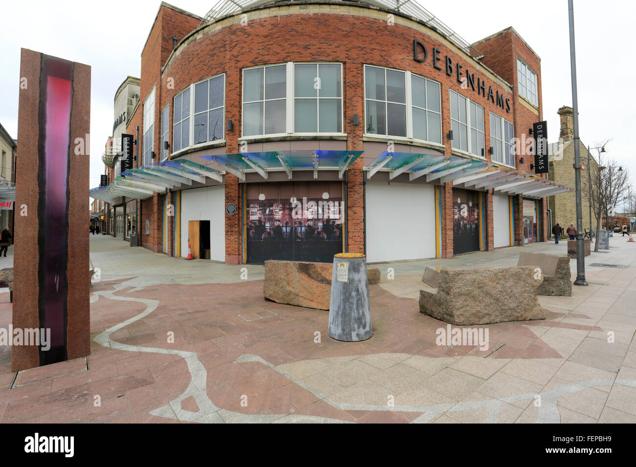 Washington Street shopping precinct, Workington town, Allerdale ...