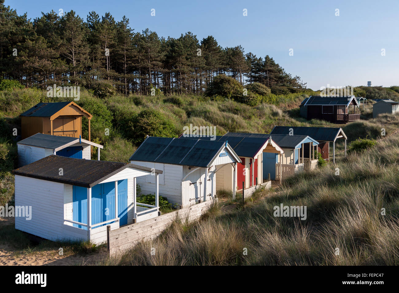 Beach huts at Hunstanton Norfolk Stock Photo - Alamy