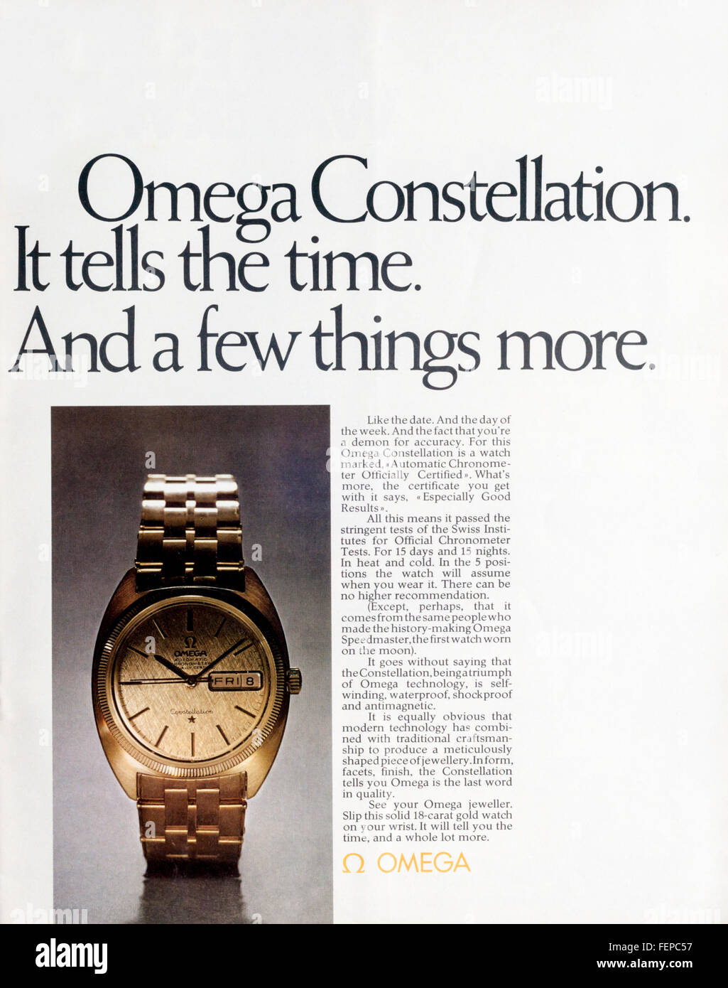 Omega watches hi-res stock photography and images - Alamy