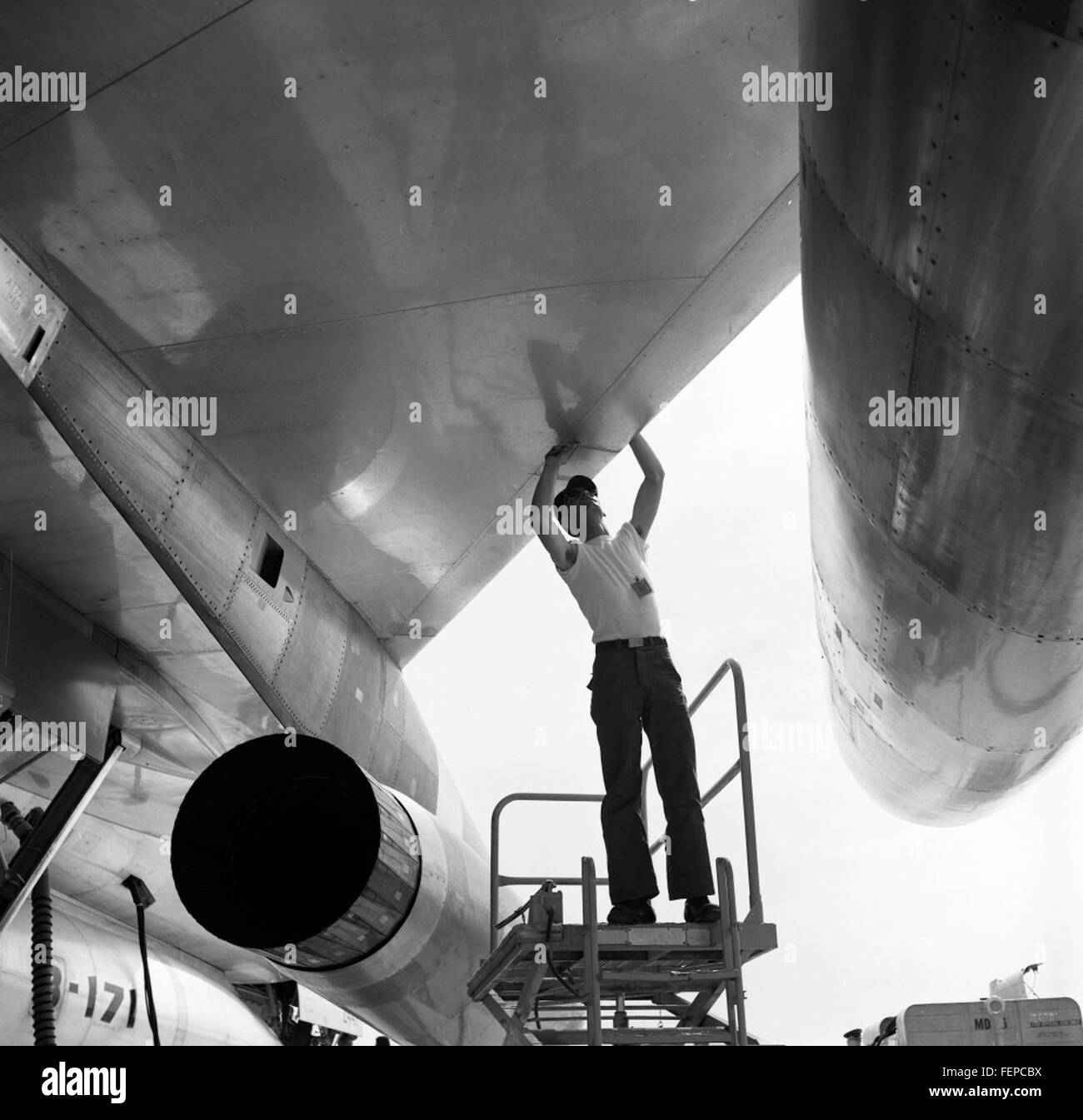 The Convair B-58 Hustler, serial number 59-2451, set a speed record ...