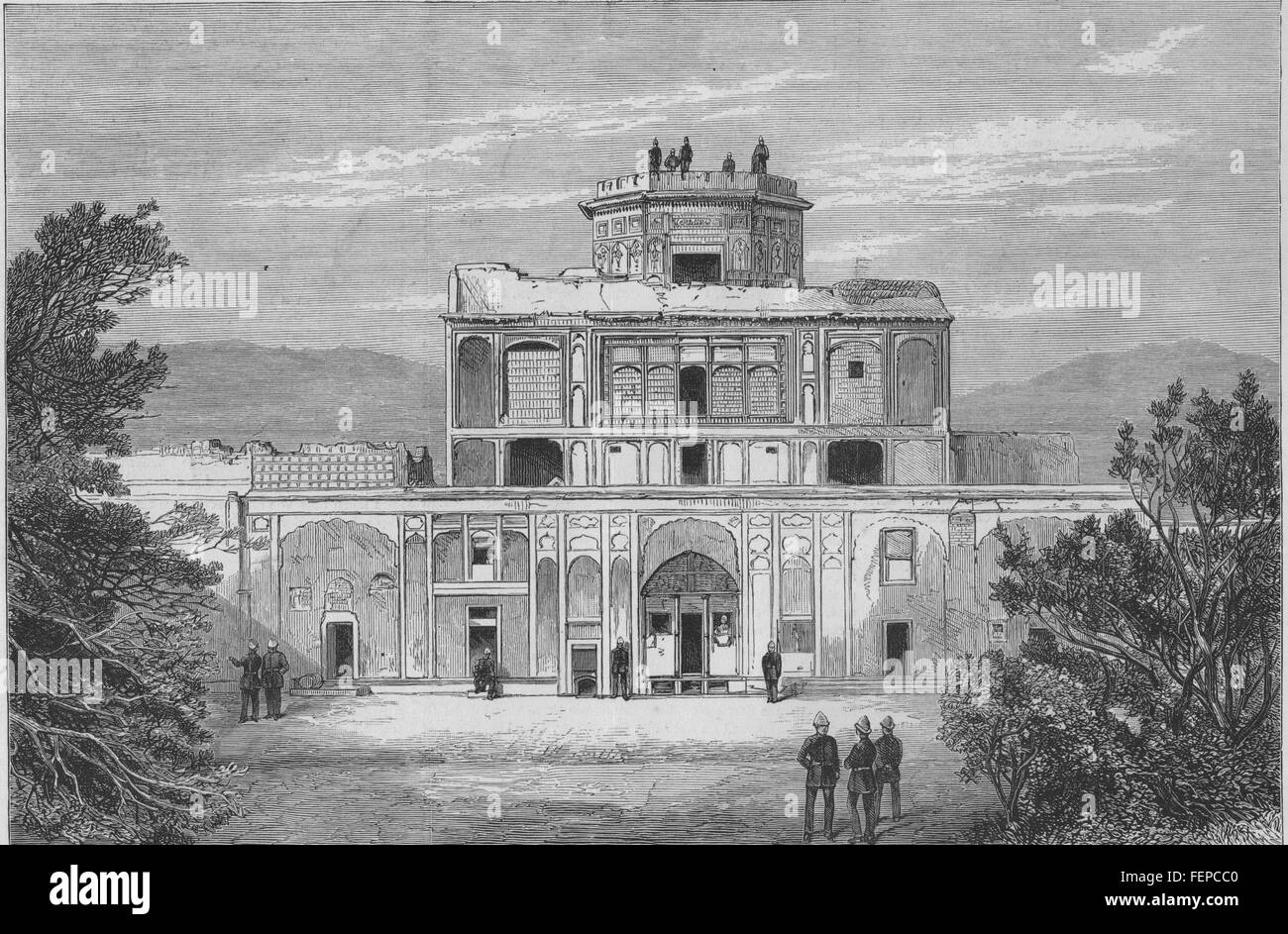 KANDAHAR sec Anglo-Afghan War Old Palace inside Citadel. Afghanistan ...