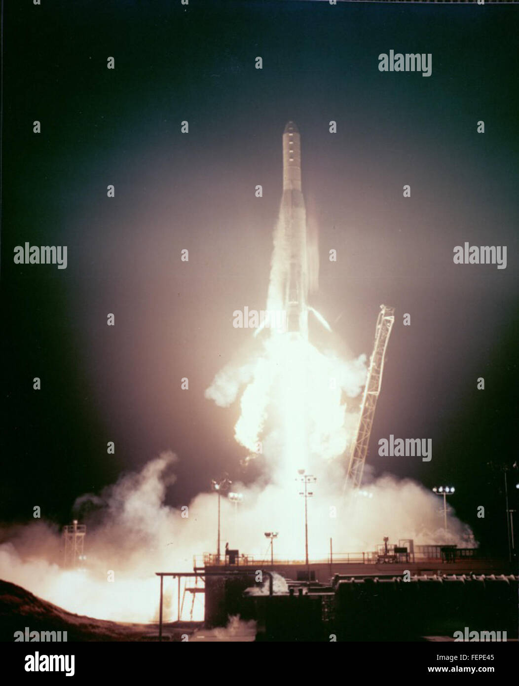 This Atlas Negative Collection image depicts an aircraft in action ...