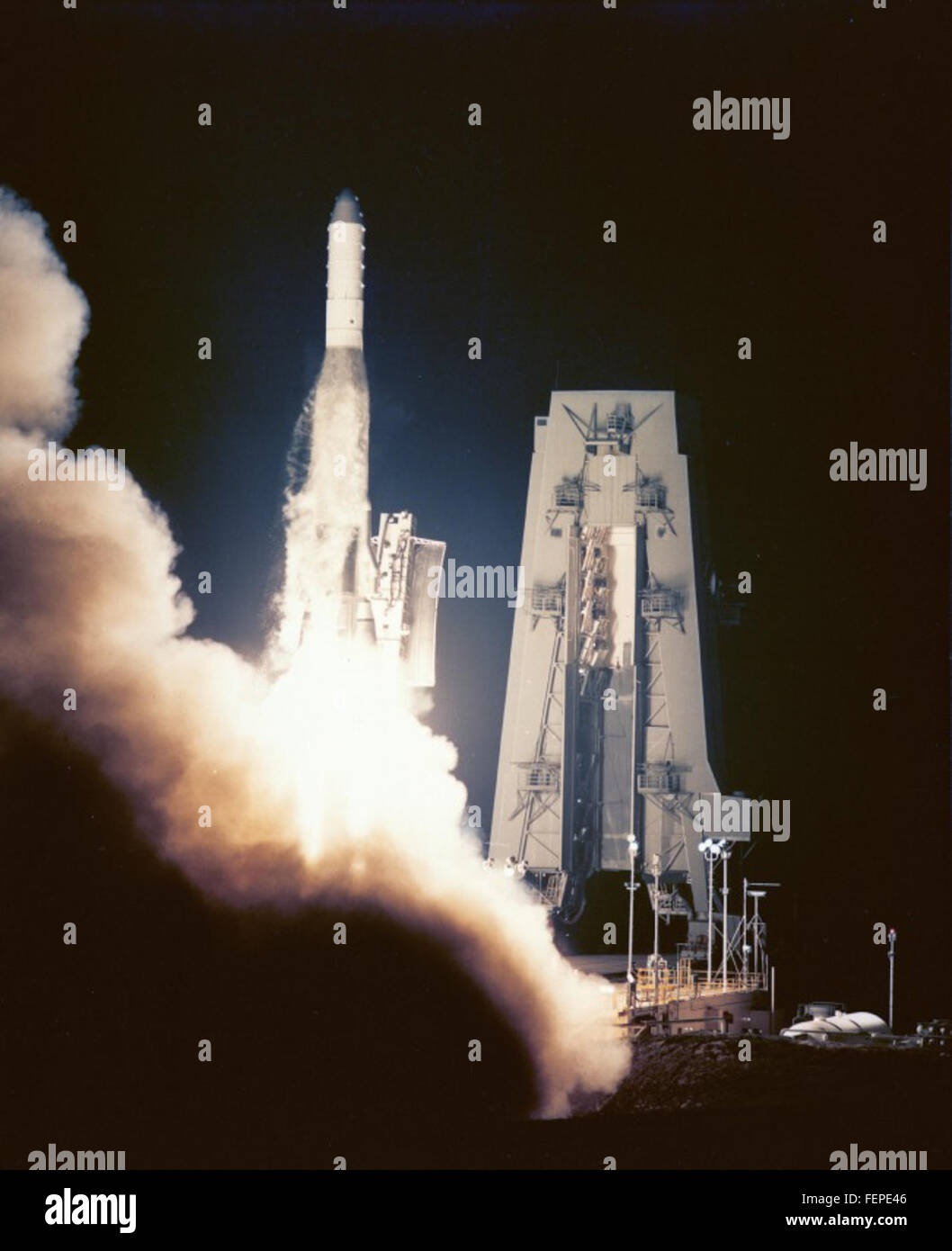 This image from the Atlas Negative Collection captures an early ...