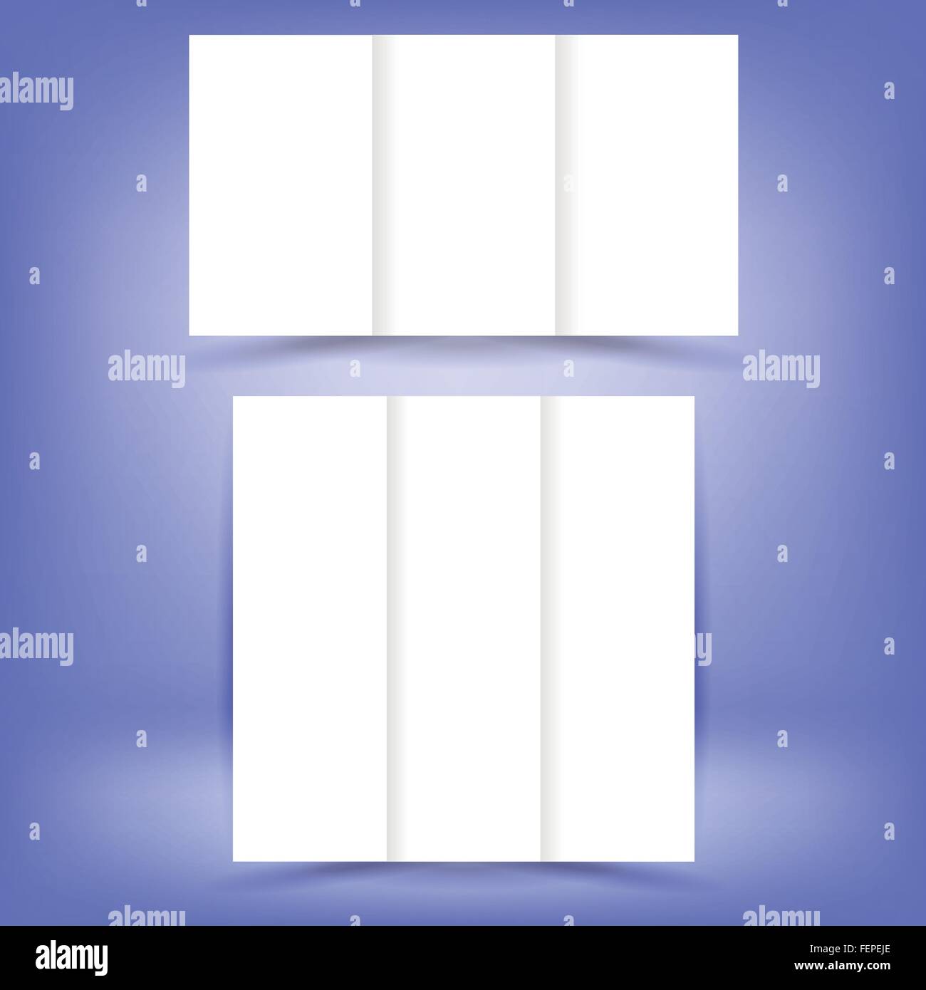 Paper card mockup Stock Vector Images - Alamy