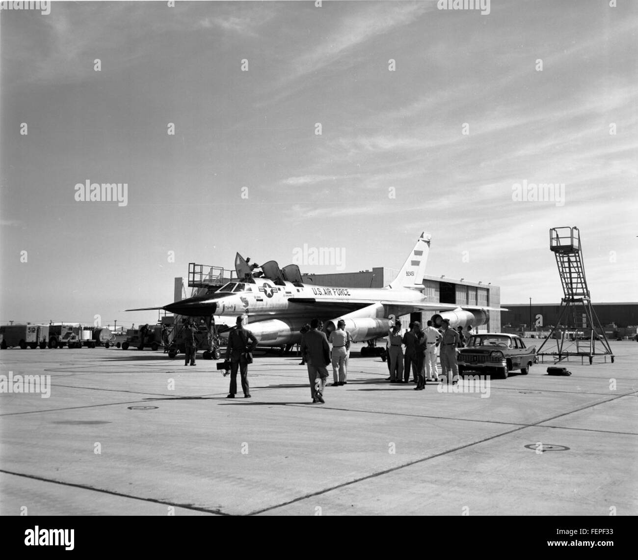 This image features the Convair B-58 Hustler, tail number 59-2451 ...