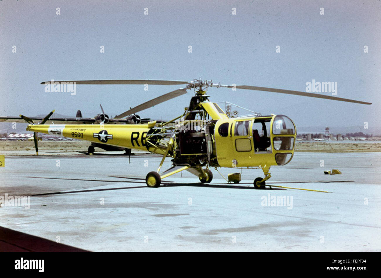 The Sikorsky H-5G, serial number 48-560, shown here at March Field, was ...