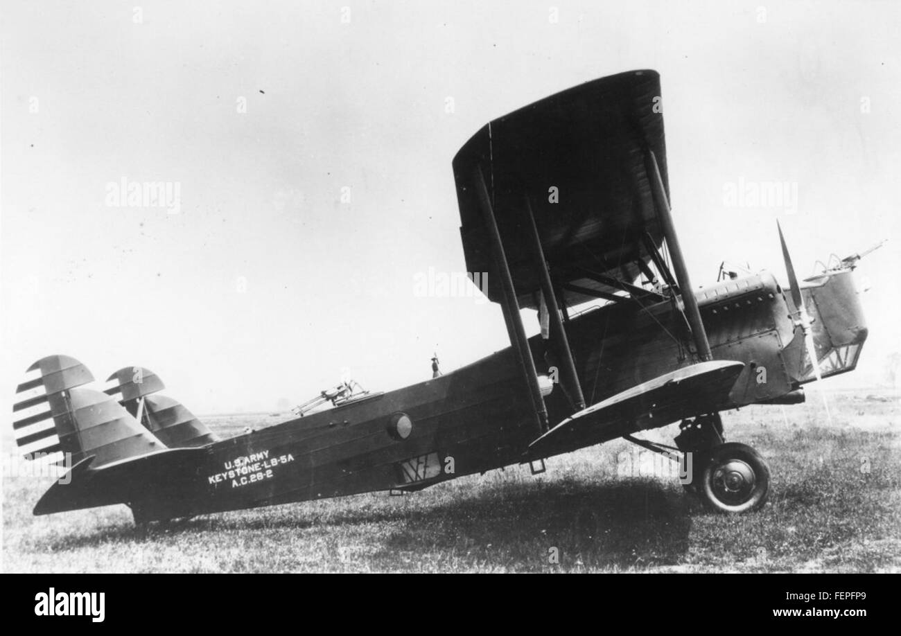The Keystone LB-5A is shown in this historic aviation image, offering a ...