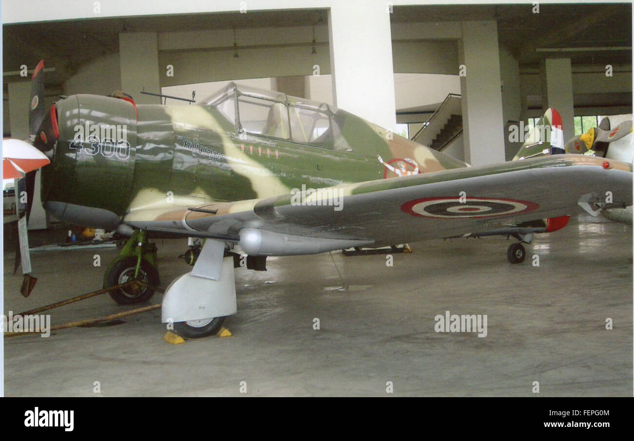 The North American P-64, displayed at the Royal Thai Air Museum in 2005 ...