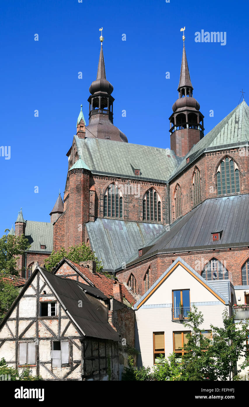 Townscape of Stralsund in Germany Stock Photo - Alamy