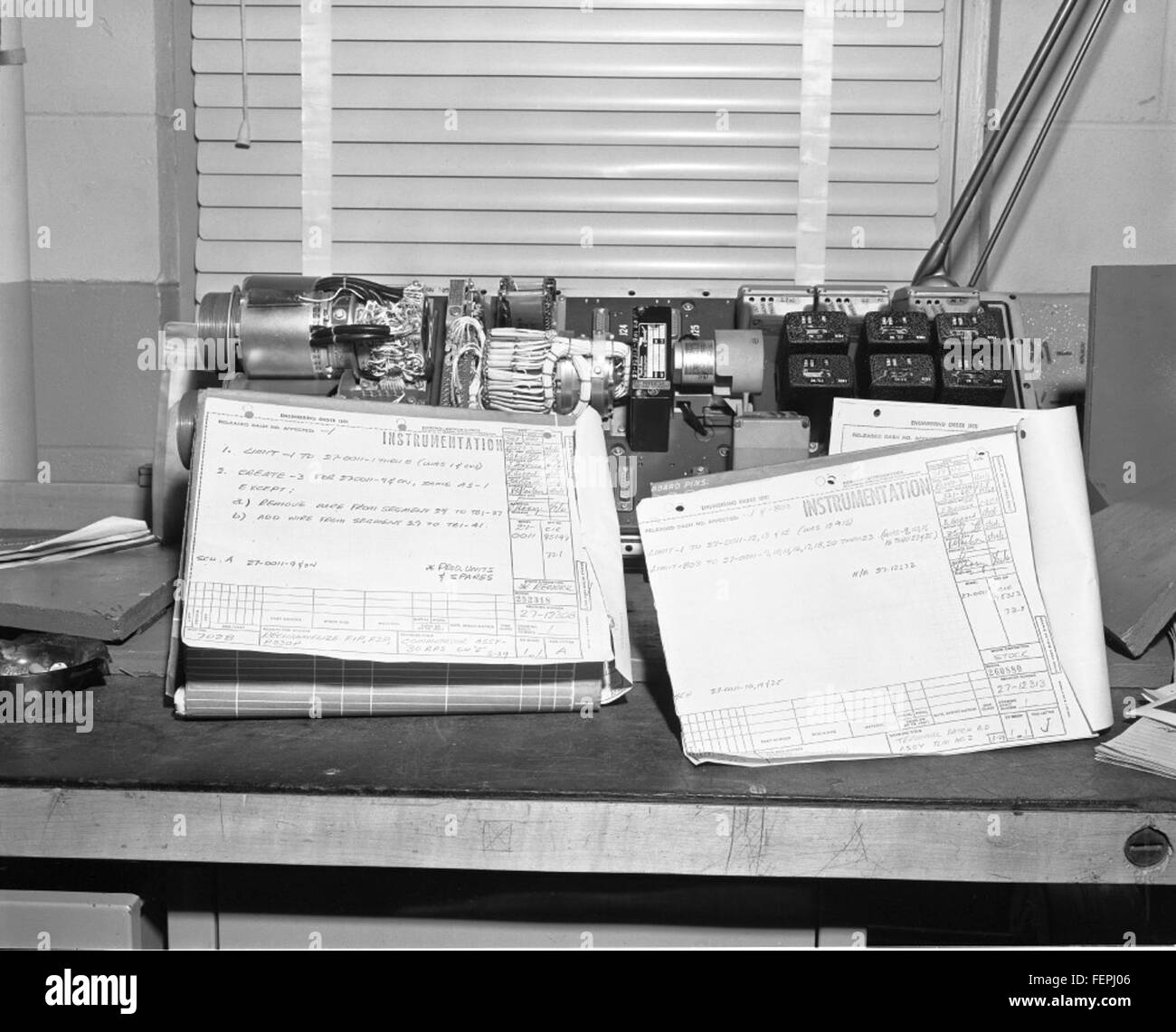 Atlas Details Instrumentation Manuals Date 10311961 Stock Photo - Alamy