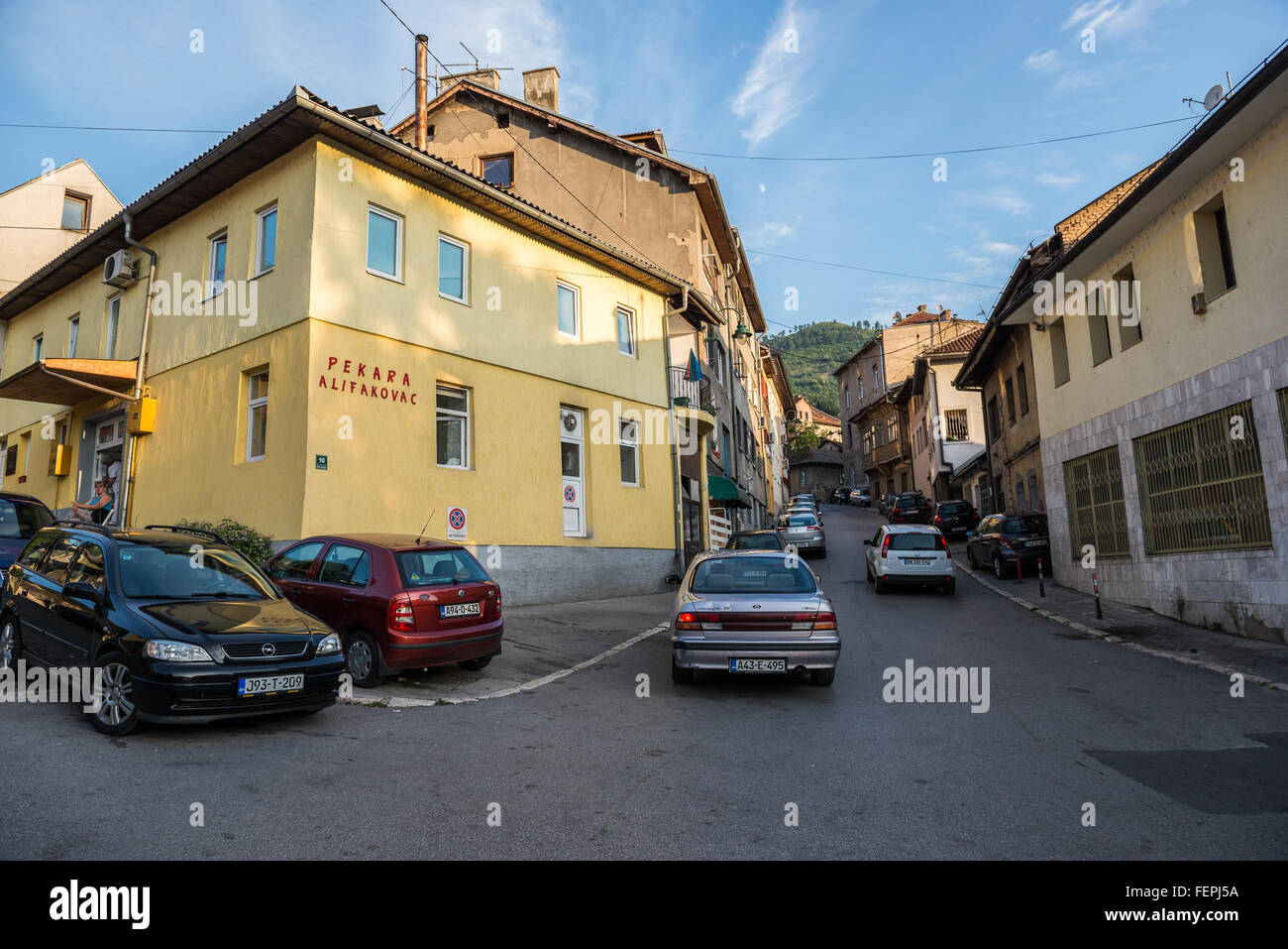 bakery building in Alifakovac disrict, Sarajevo, Bosnia and Herzegovina ...