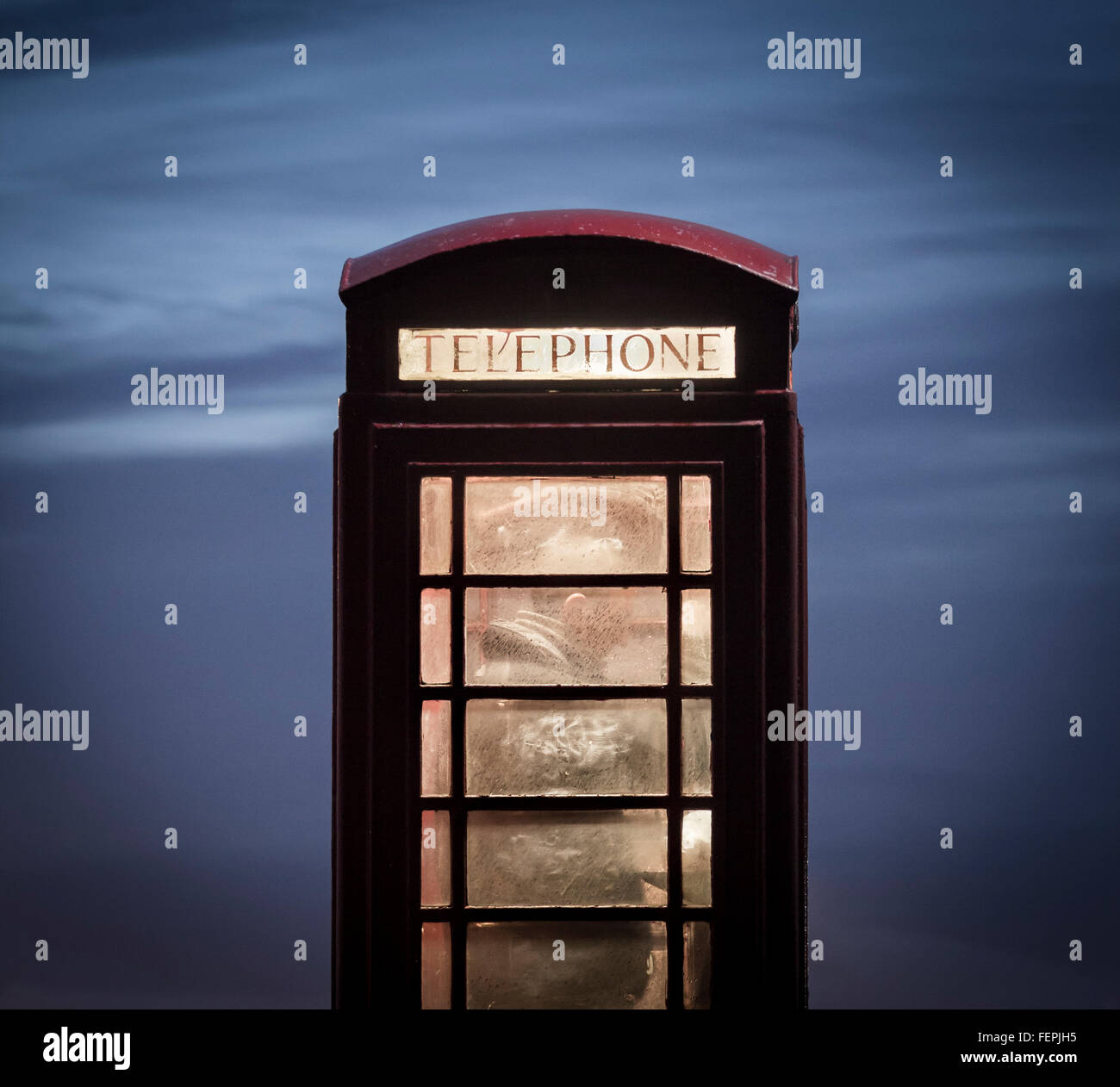 Man inside telephone box hi-res stock photography and images - Alamy
