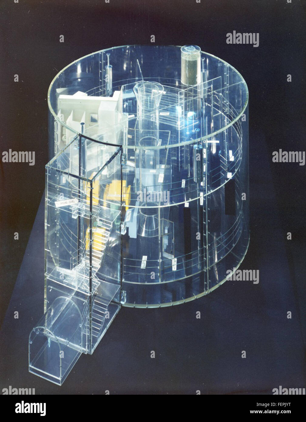 The LCC Unitary Silo 110 scale model is a detailed representation ...