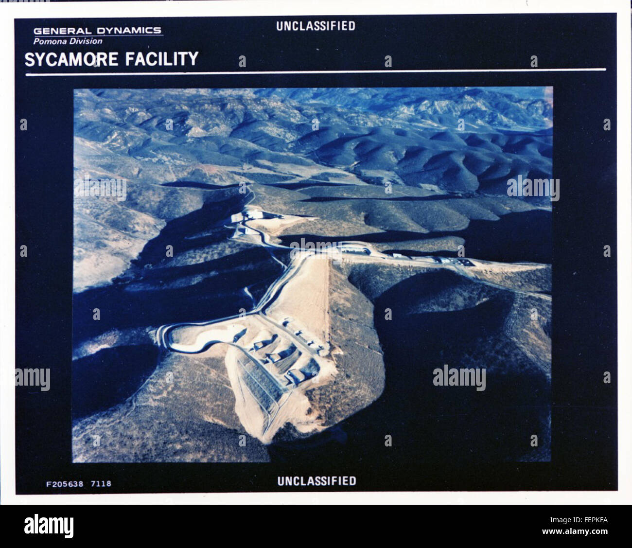 Aerial photograph of the Sycamore Canyon facilities, showcasing the ...