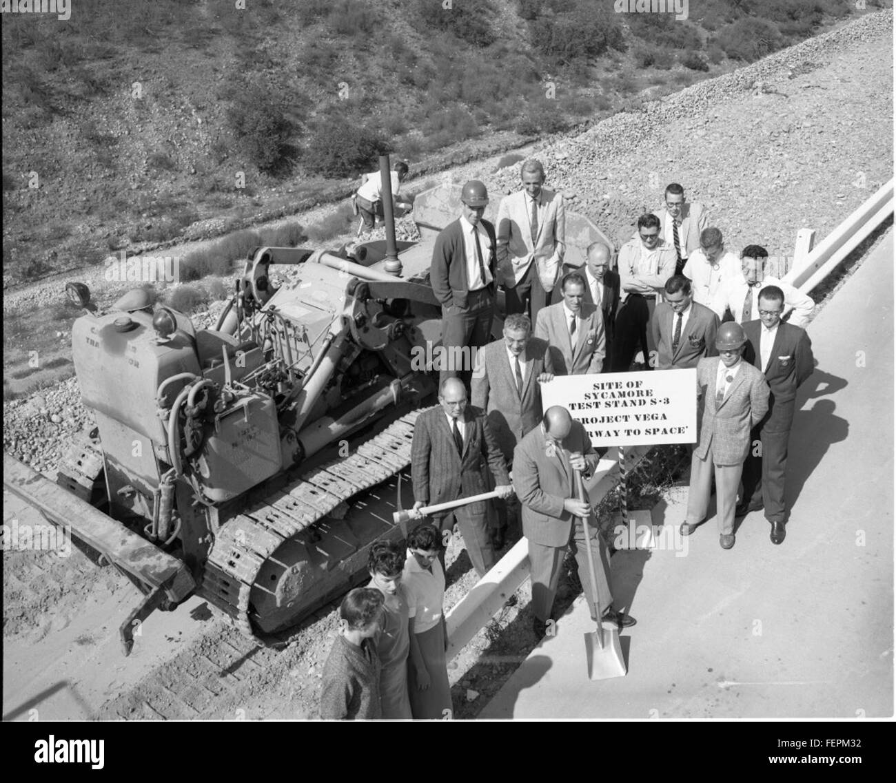 The ground-breaking event for Project Vega at Sycamore Canyon's Site S ...