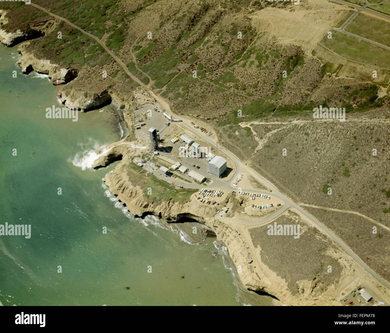 Facilities Details High Alt Aerial of Point Loma, CA Site Stock Photo ...