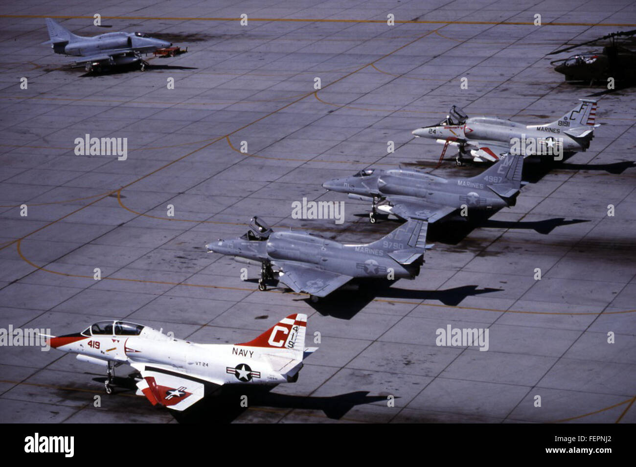 The Douglas A-4F Skyhawk (A-4M) pictured at MCAS Yuma on February 23 ...