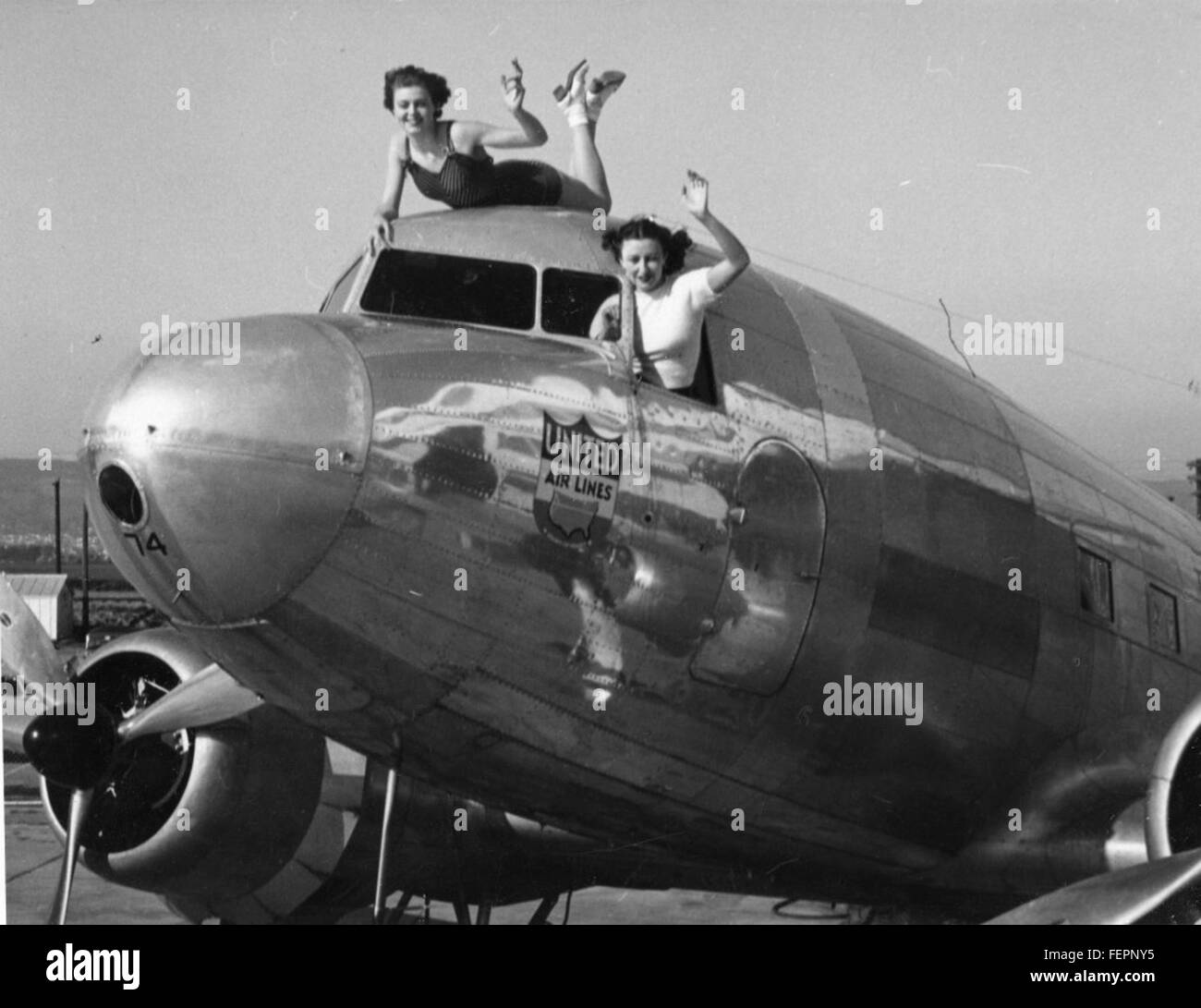 A publicity photo of the Douglas DC-3, one of the most iconic aircraft ...