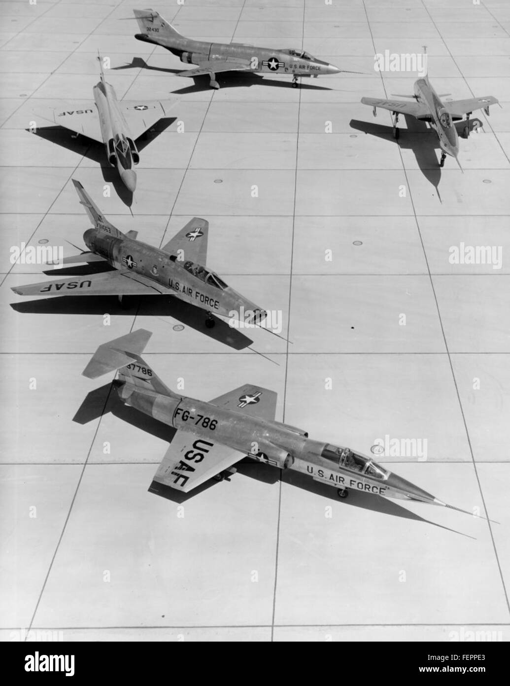 F 100a super sabre airplane Black and White Stock Photos & Images - Alamy