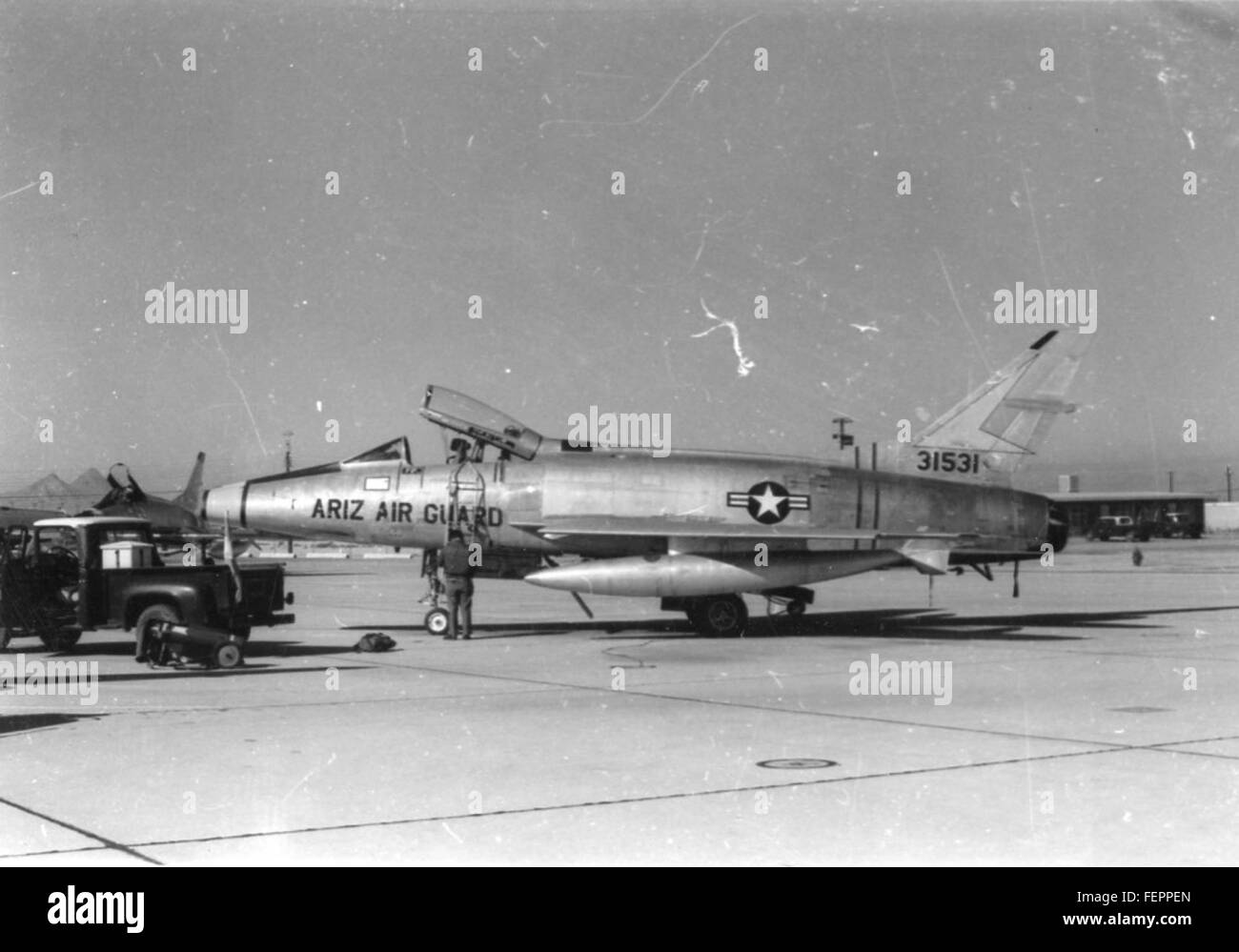The North American F-100 Super Sabre, shown here in its third iteration ...