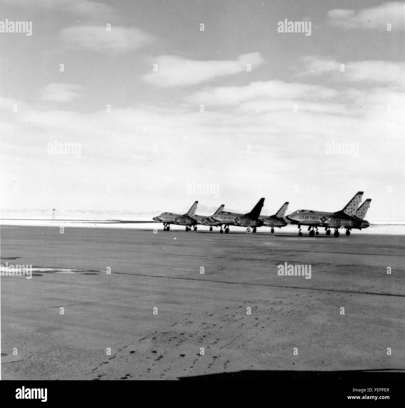 The North American F-100 Super Sabre, a supersonic jet fighter, was the ...