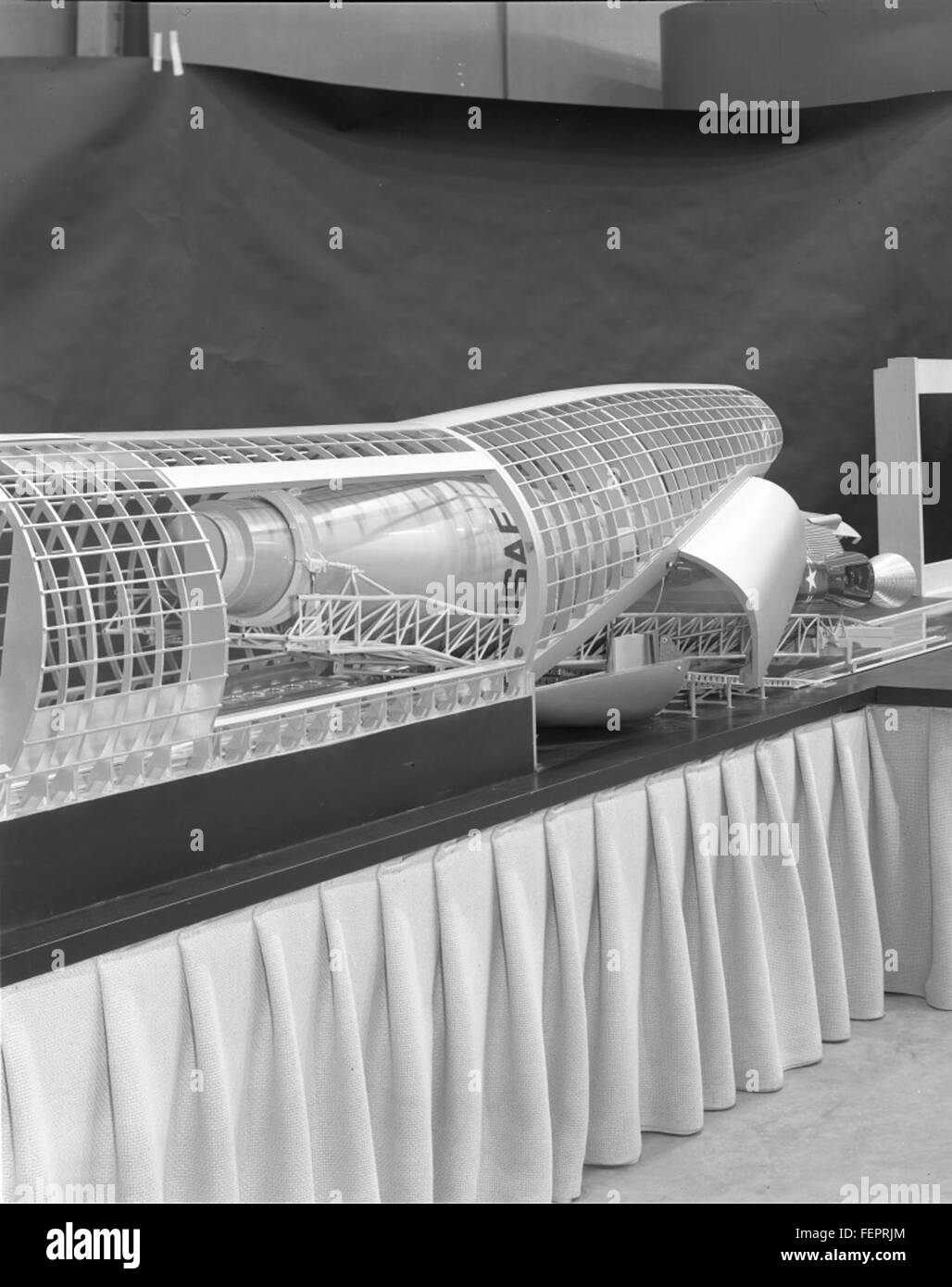 A mock-up of the Air Transport Kit, dated August 8, 1958, used to ...