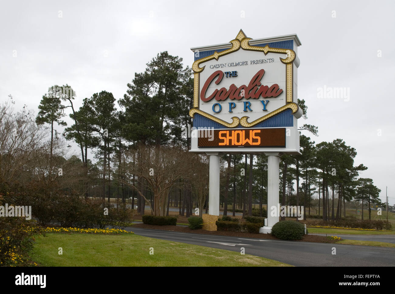 Carolina Opry sign Myrtle Beach South Carolina USA Stock Photo - Alamy