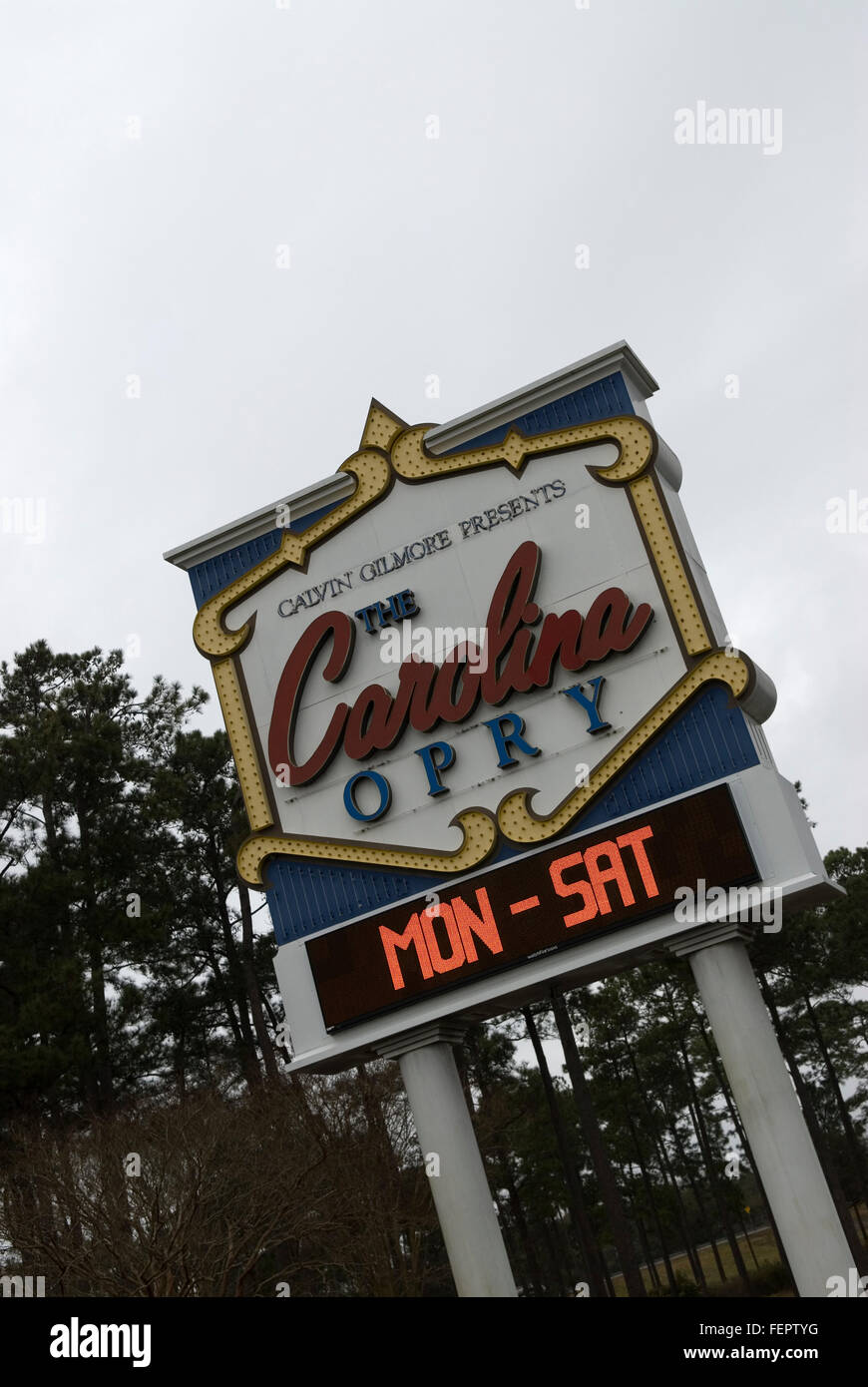 Carolina opry sign hi-res stock photography and images - Alamy