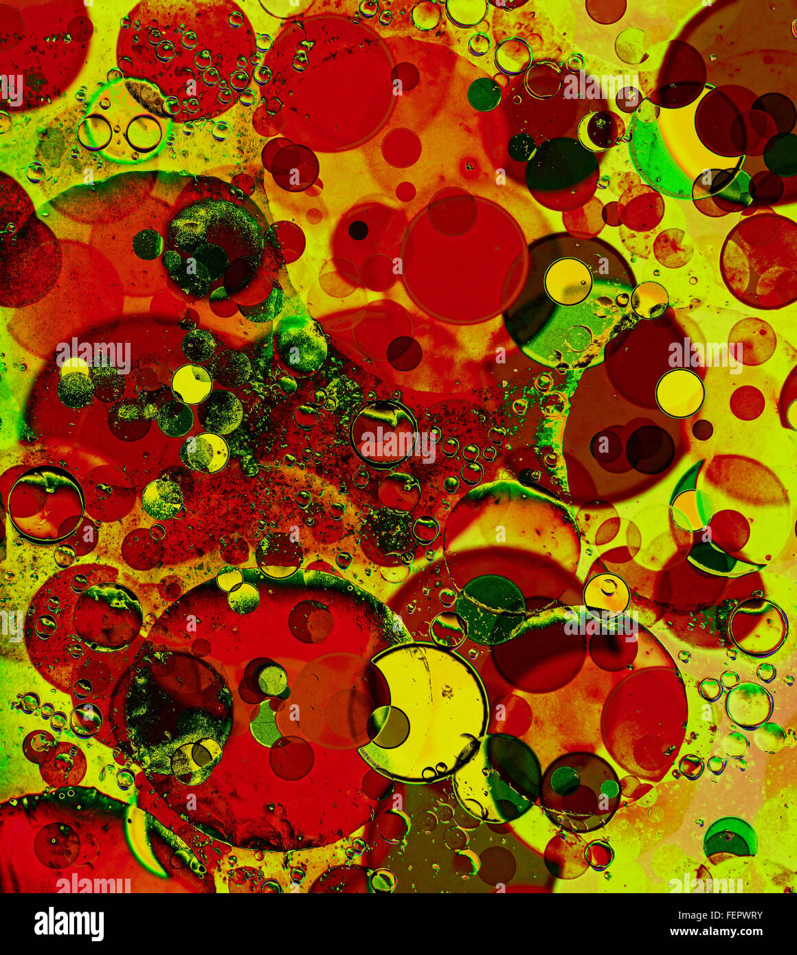 Multicolored bubbles and blurry pattern as abstract background Stock ...