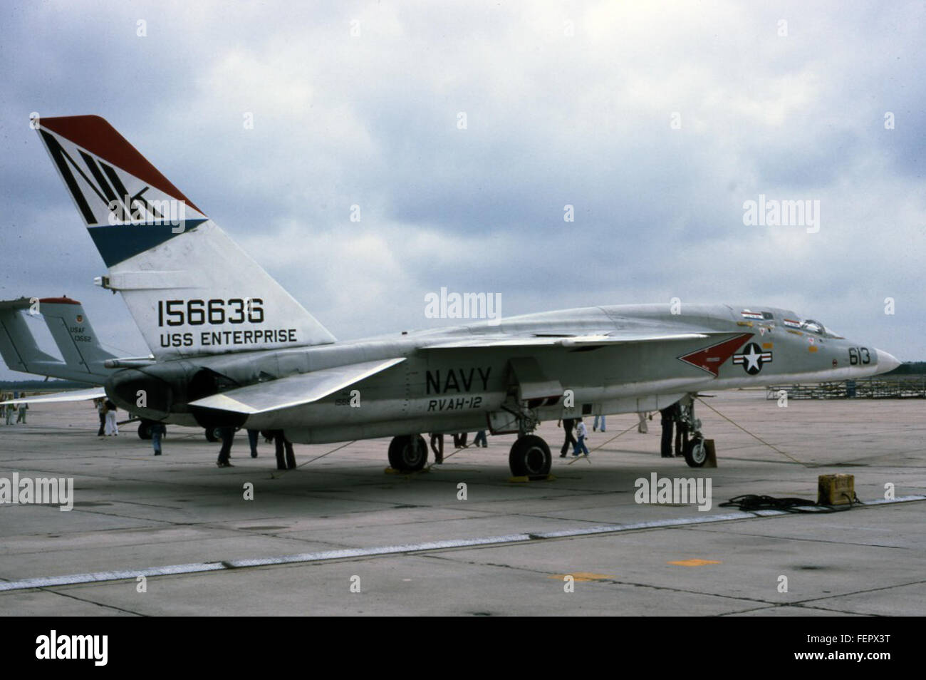 This image features the North American RA-5C Vigilante (serial number ...