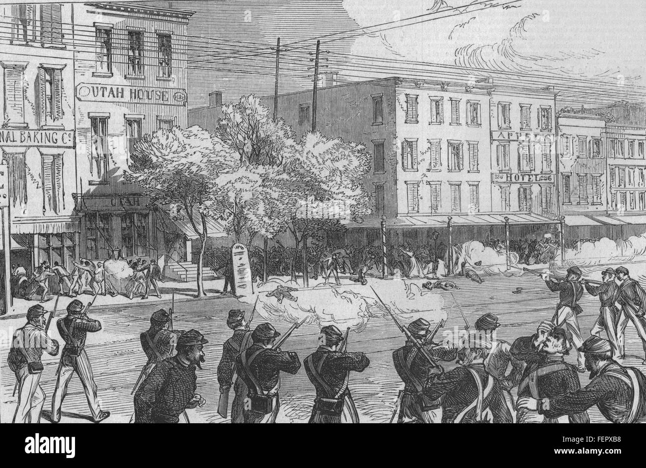 NEW YORK New York Irish Orange Riots The Irish Orange Riots in New York ...