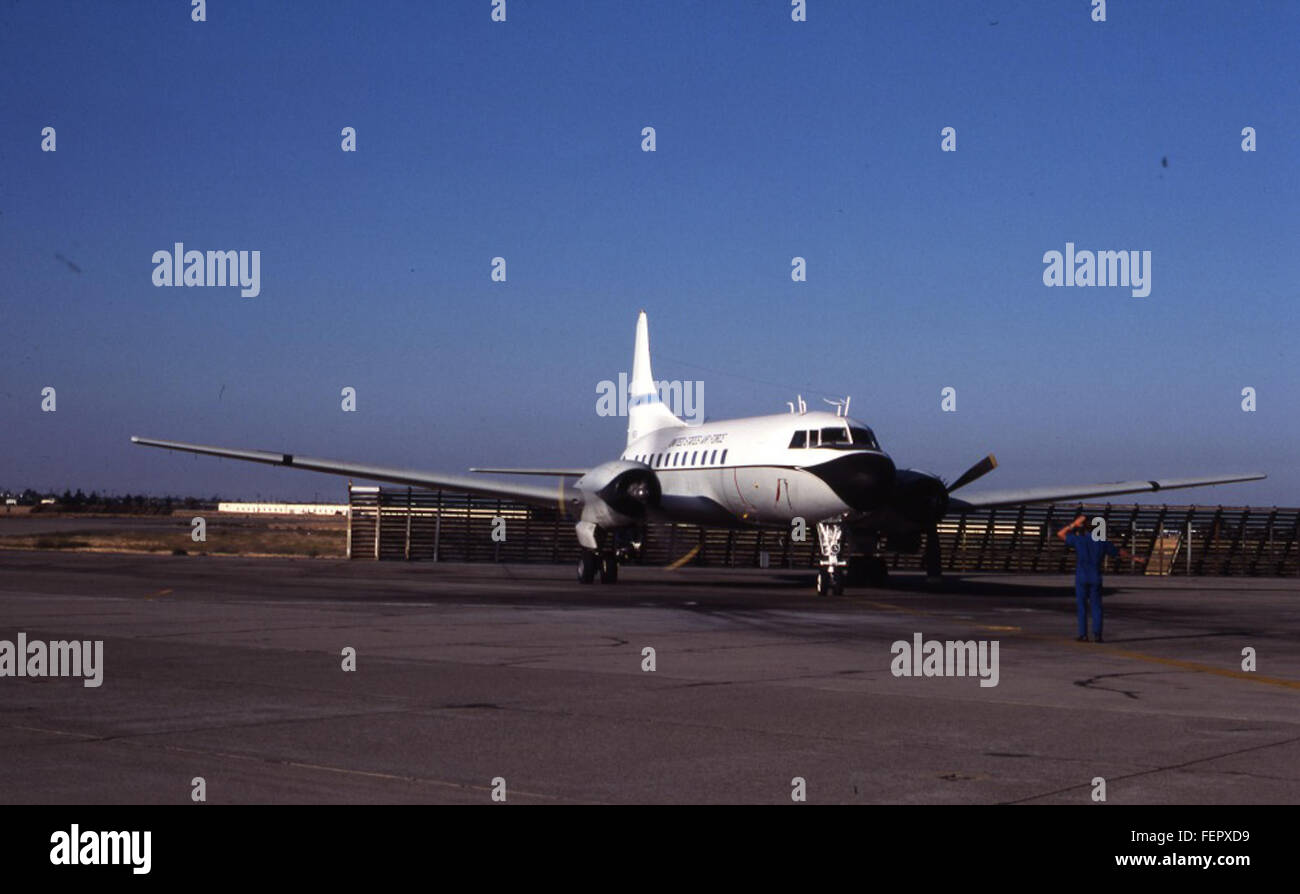 The Convair VC-131D Samaritan, tail number 54-2822, was operated by the ...