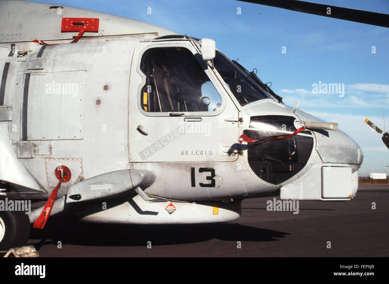 The Sikorsky SH-60B SeaHawk (BuNo 160456) of HSL-41 is shown in this ...