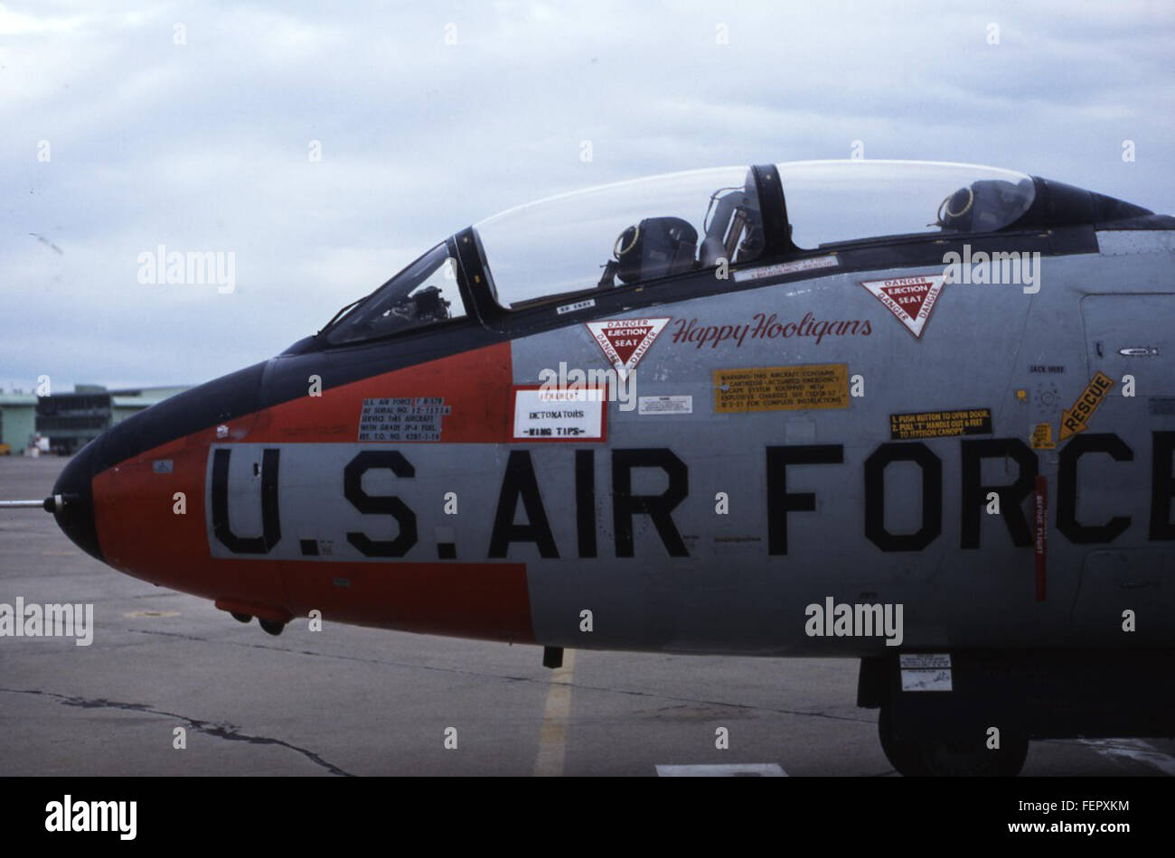 The Martin EB-57B Canberra (52-1548) of the 158th Tactical Fighter ...