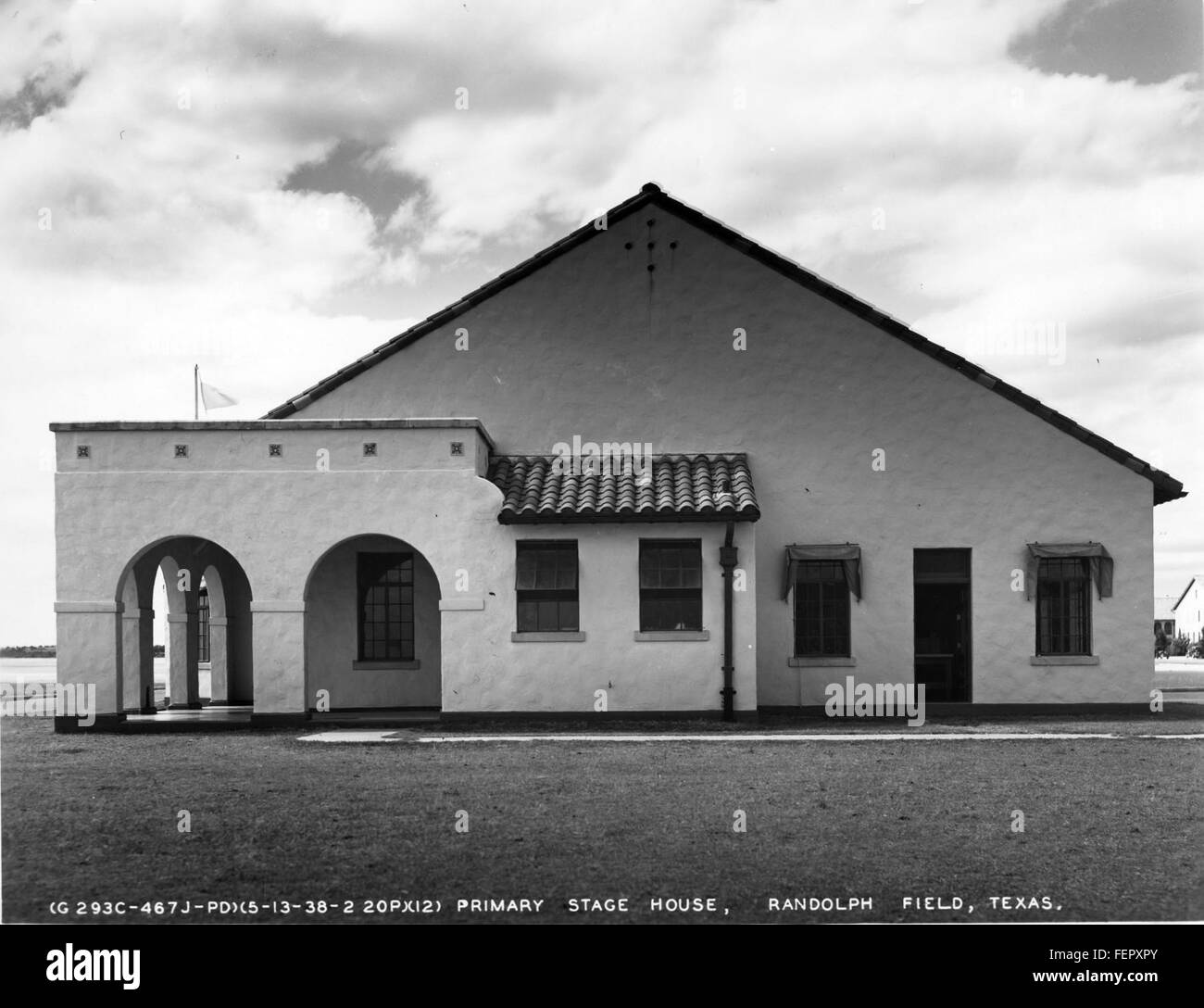 This historic image from Randolph Field on May 13, 1938, shows the 50 ...