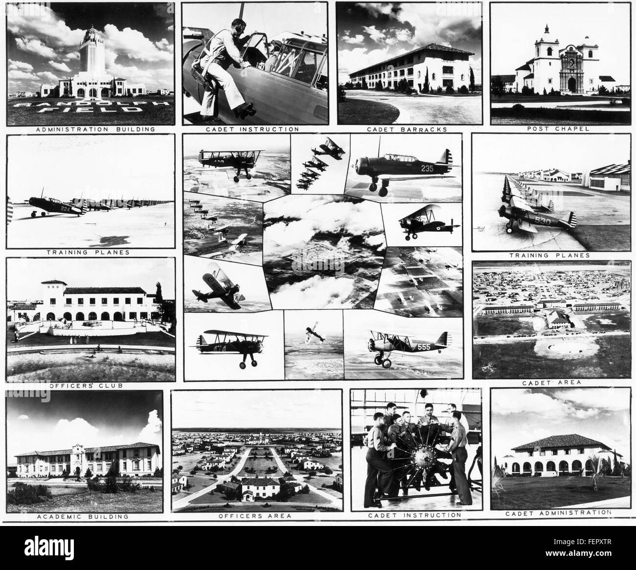 This photo montage from Randolph Field captures key moments and ...