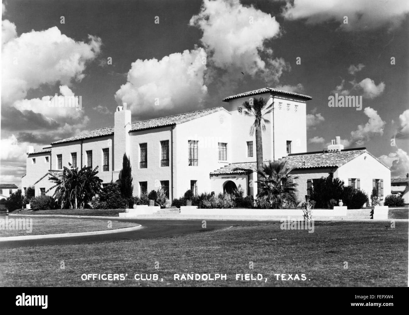 A historic image of the 62 Officers Club at Randolph Field, associated ...