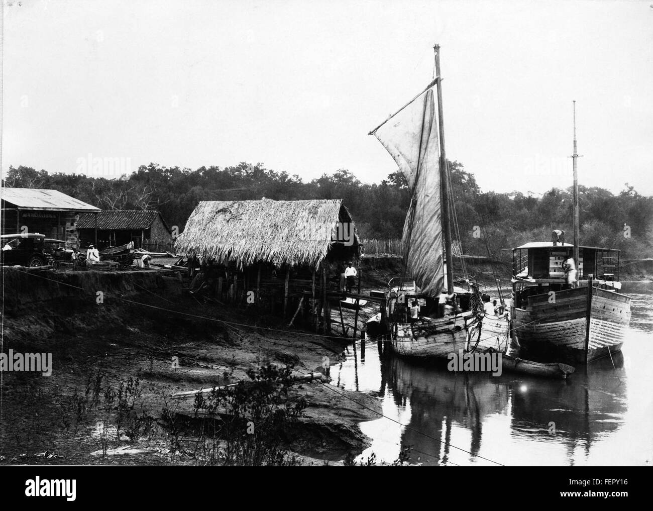 The Milton Blackstone Panama Scrapbook contains images documenting the ...